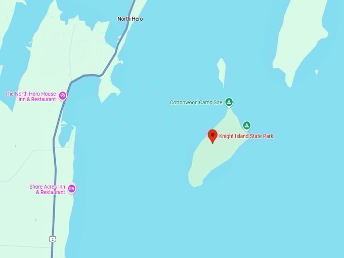 knight island state park 10 map