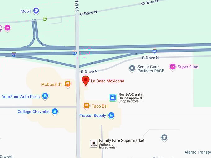 la casa mexicana 10 map