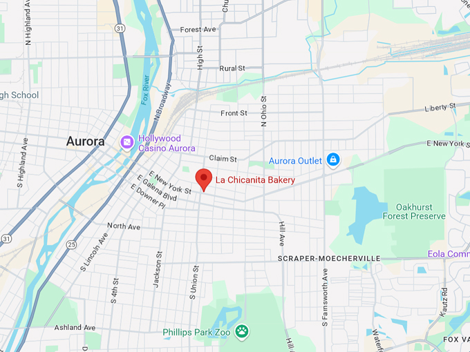 la chicanita bakery 10 map