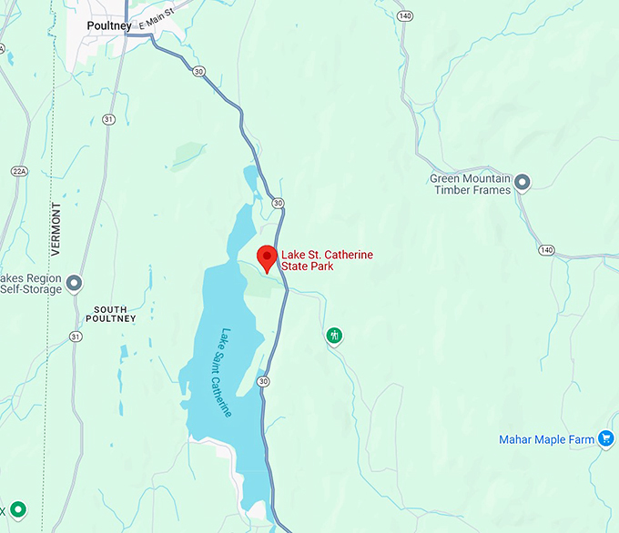 lake st. catherine state park 10 map