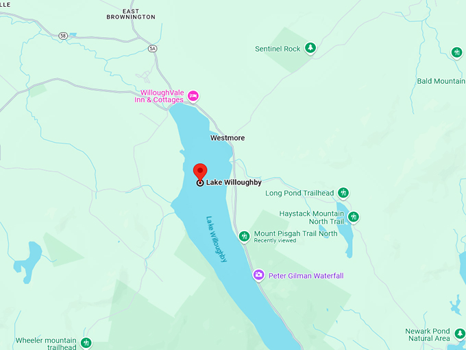 lake willoughby 10 map