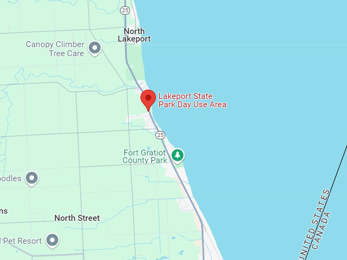 lakeport state park day use area 10 map