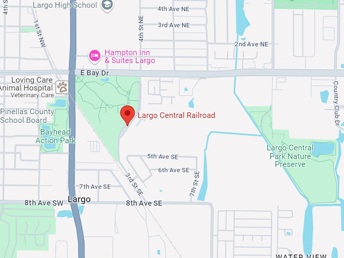 largo central railroad 10 map