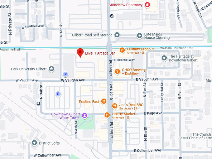 level 1 arcade bar 10 map