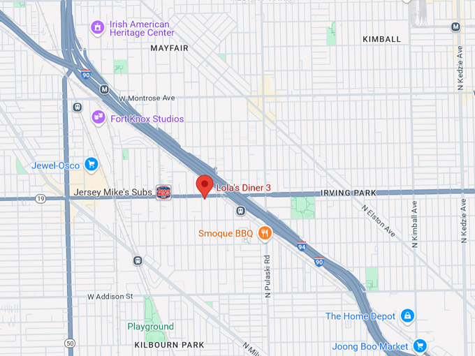lola's diner 3 10 map