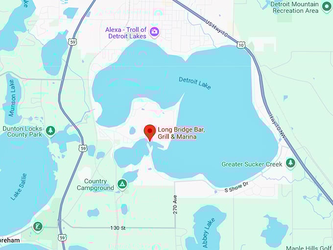 long bridge bar 10 map