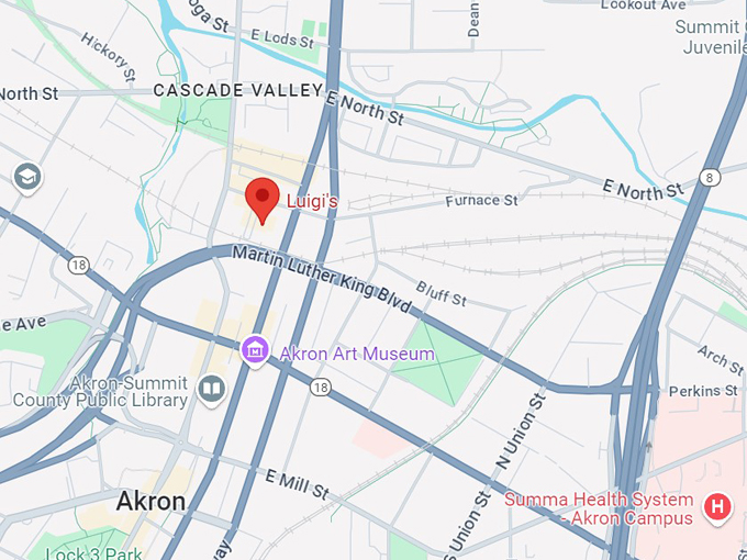 luigi's restaurant 10 map