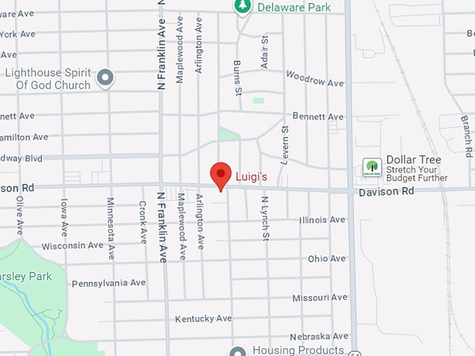 luigi's restaurant 10 map