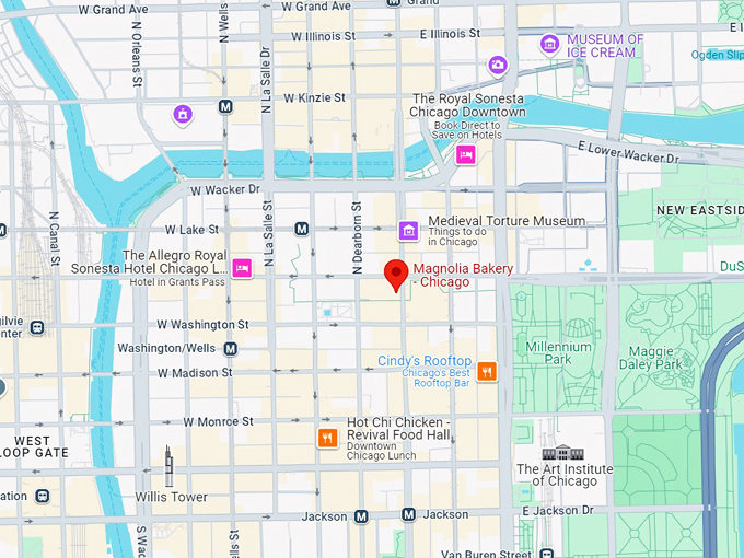 magnolia bakery 10 map