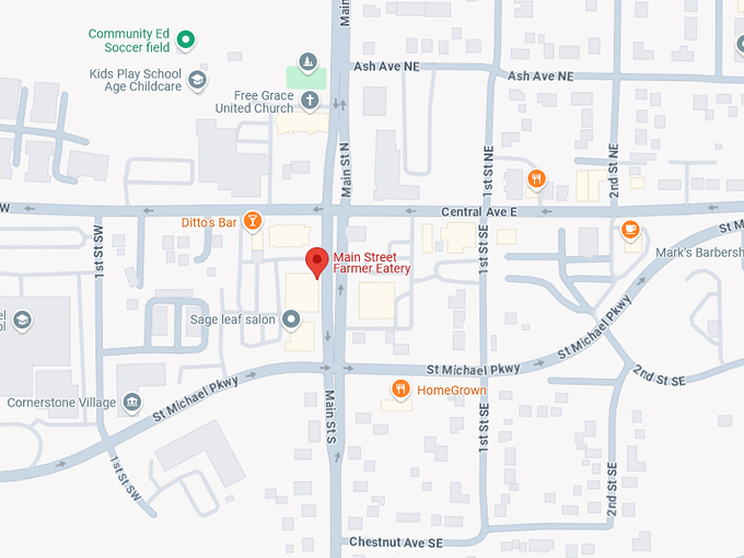 main street farmer eatery 10 map
