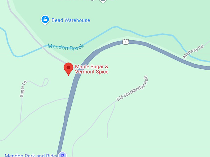 maple sugar & vermont spice map