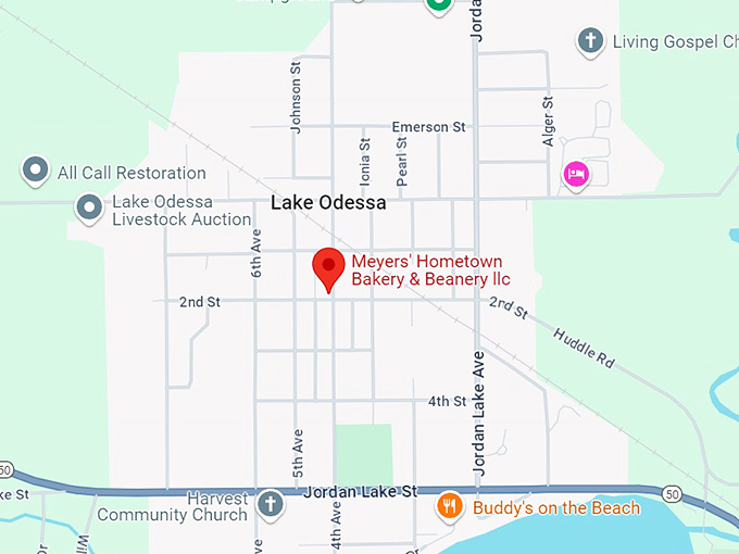 meyers' hometown bakery & beanery llc 10 map