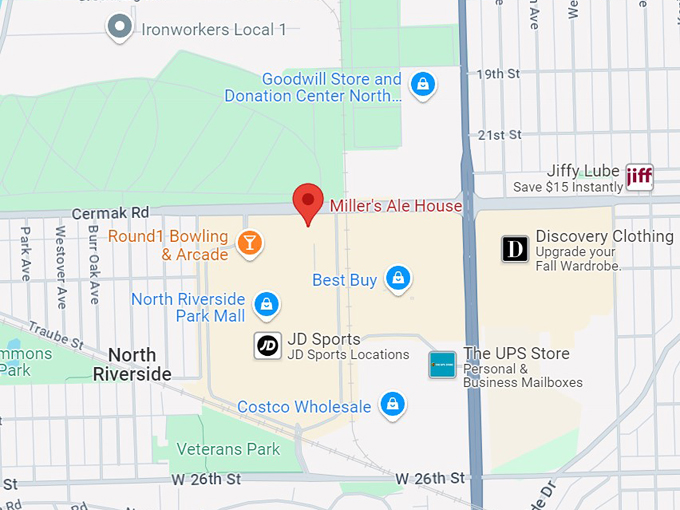 miller's ale house 10 map