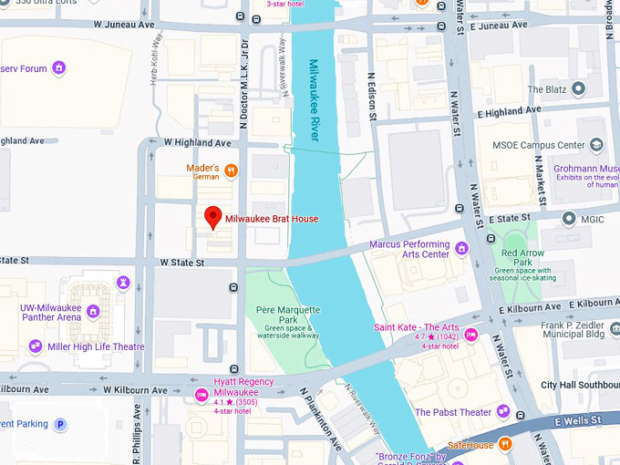 milwaukee brat house 10 map