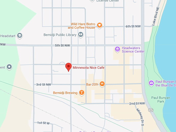 minnesota nice cafe 10 map