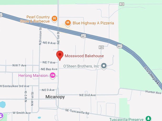 mosswood bakehouse 10 map