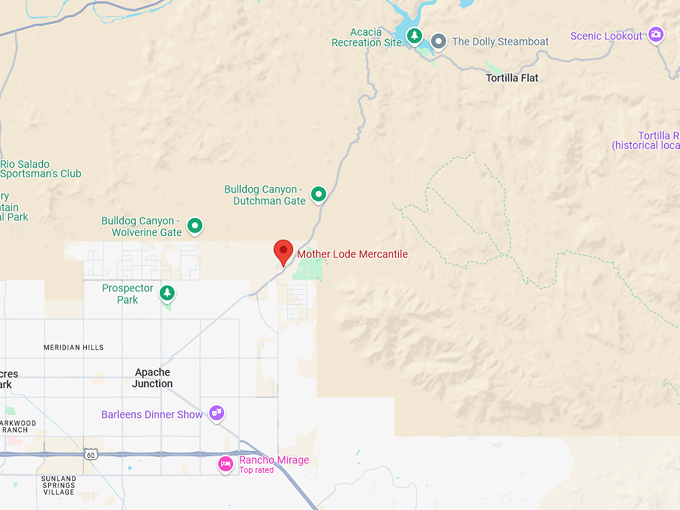 mother lode mercantile 10 map
