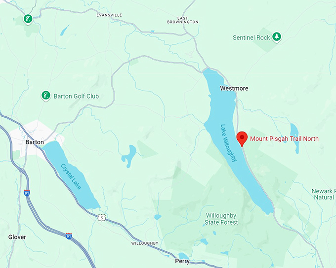 mount pisgah trail map