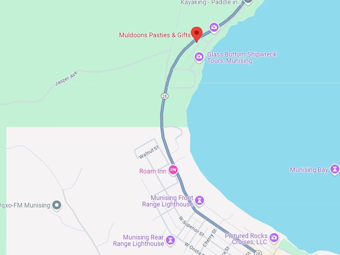 muldoons pasties & gifts 10 map