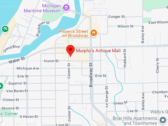 murphy's antique mall 10 map