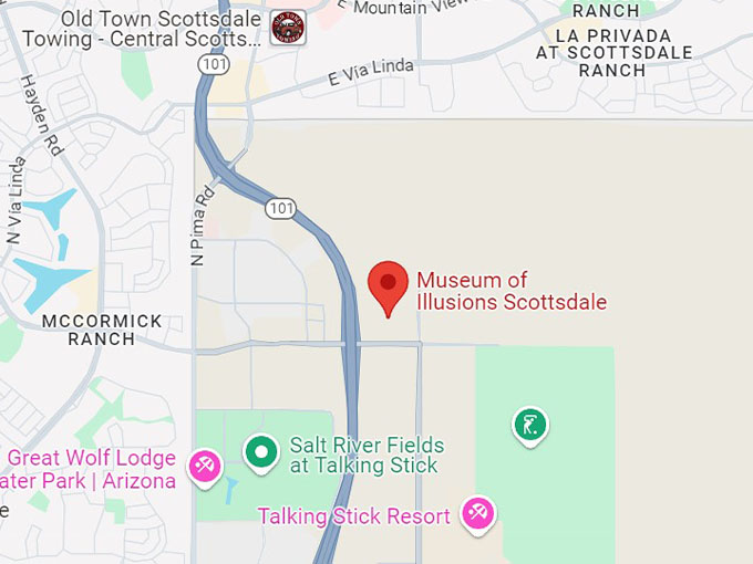 museum of illusions scottsdale 10 map
