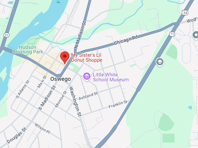 my sister's lil donut shoppe 10 map