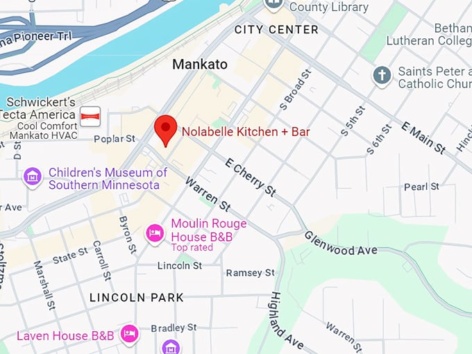 nolabelle kitchen + bar map