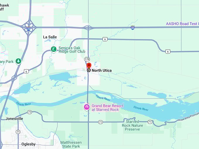 north utica, illinois map