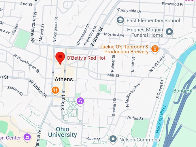 o'betty's red hot 10 map
