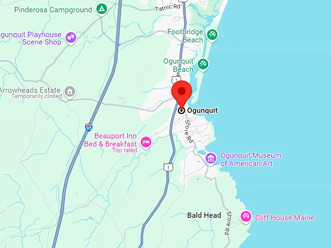 ogunquit, maine map