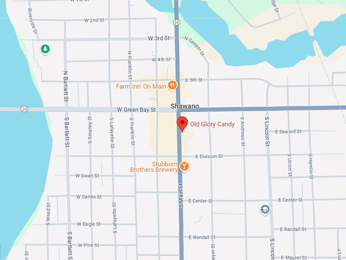 old glory candy 10 map