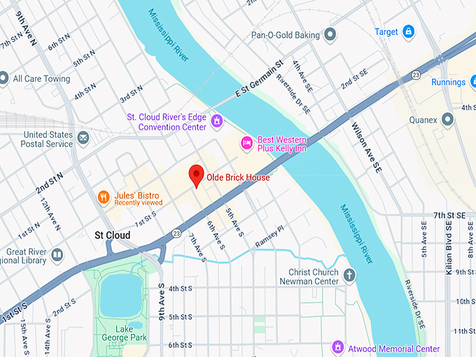 olde brick house 10 map