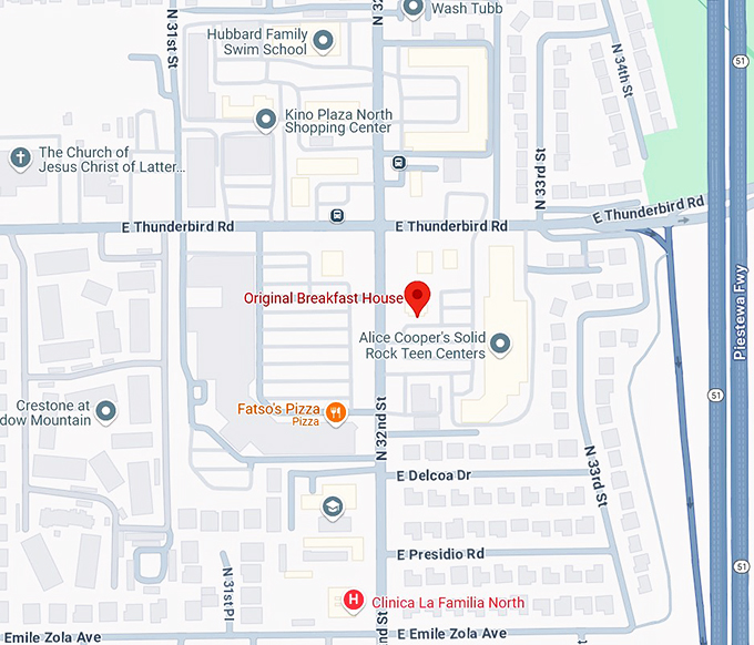 original breakfast house 10 map