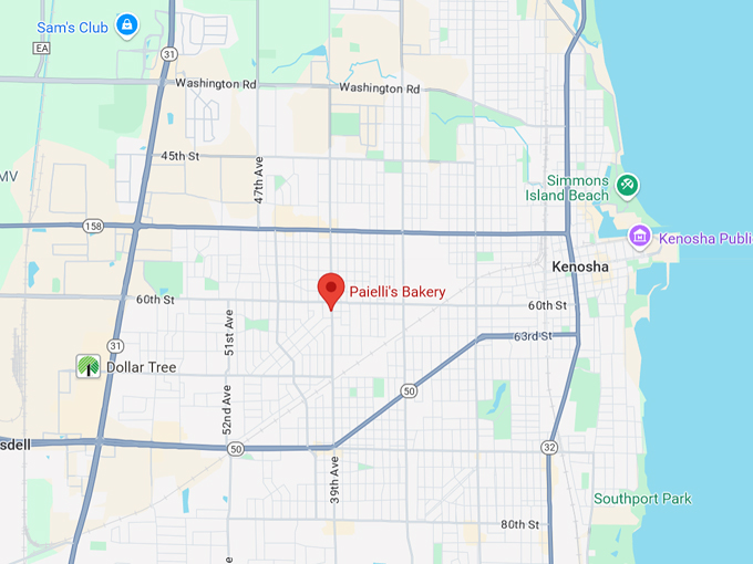 paielli's bakery 10 map