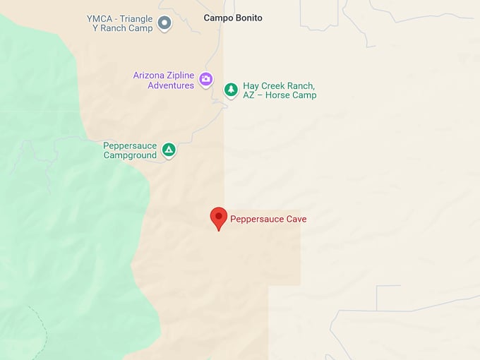 peppersauce cave 10 map