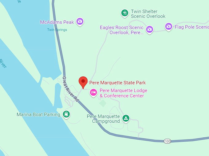pere marquette state park 10 map