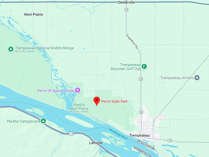 perrot state park 10 map