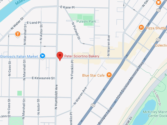 peter sciortino bakery 10 map