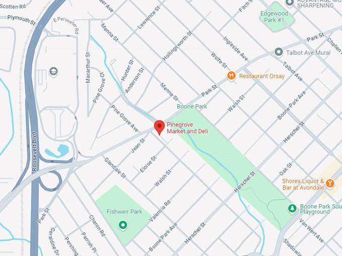 pinegrove market & deli 10 map