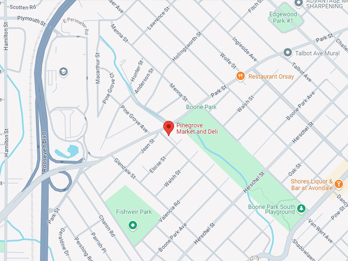 pinegrove market & deli 10 map