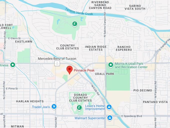 pinnacle peak 10 map