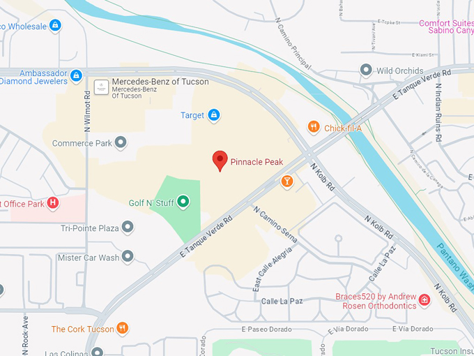 pinnacle peak 10 map