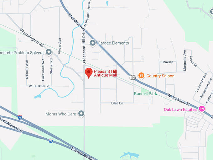 pleasant hill antique mall 10 map