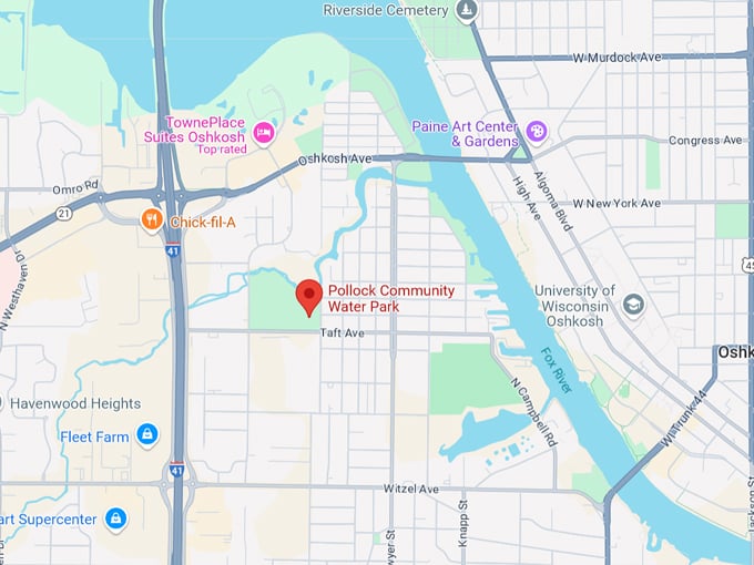 pollock community water park 10 map