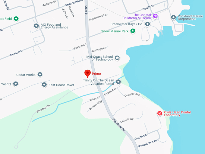 primo restaurant 10 map