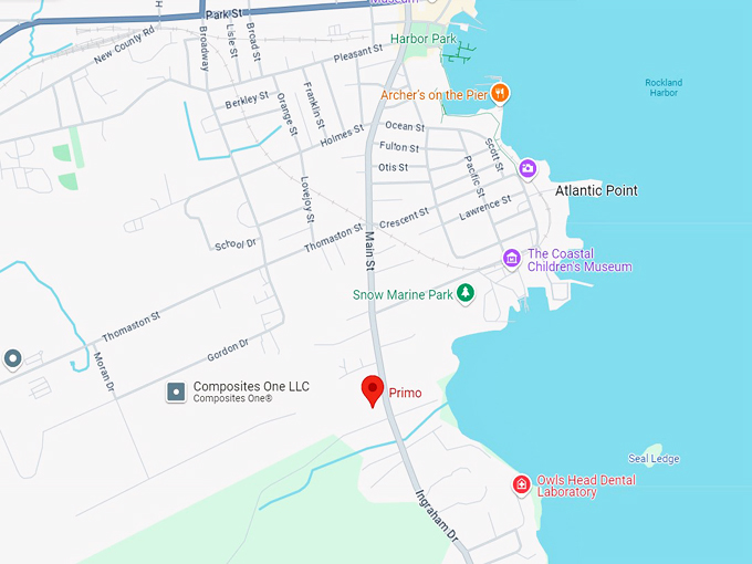 primo restaurant 10 map