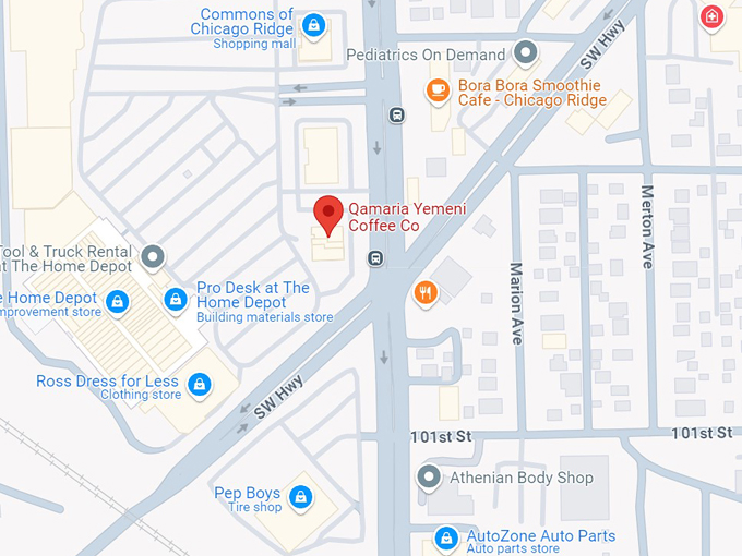 qamaria yemeni coffee co. map