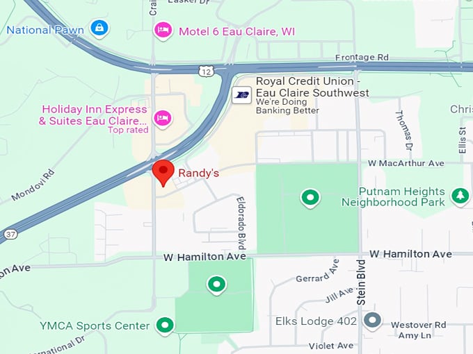 randy's family restaurant 10 map