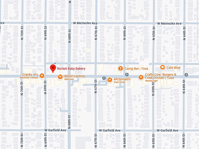 rocket baby bakery 10 map