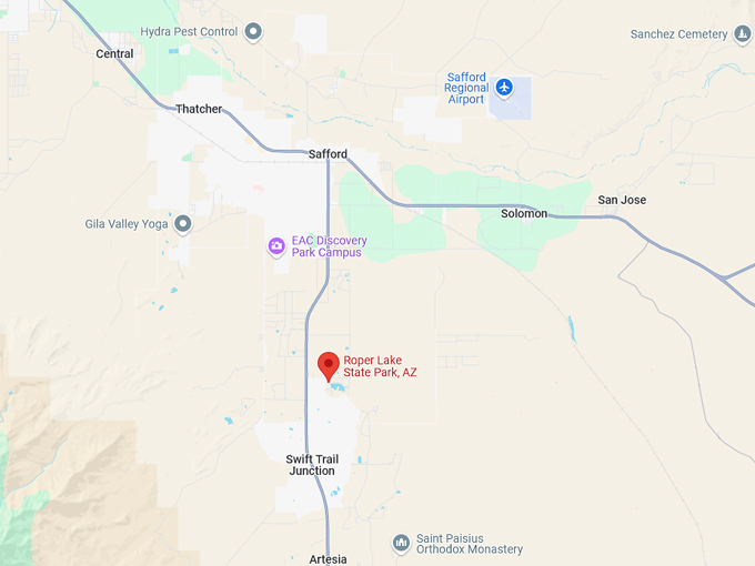 roper lake state park 10 map